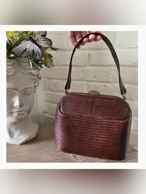 American Vintage | Bags | June Special Vtg 5s 60s Leather Lizard ...